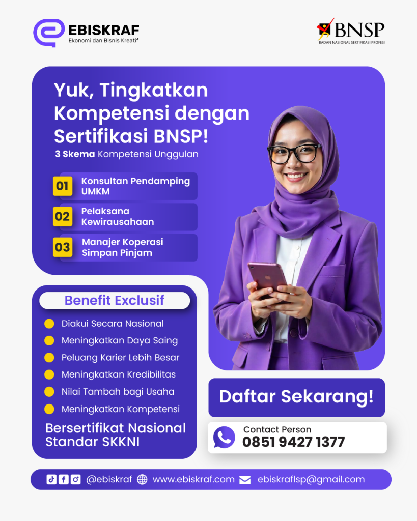 Cara Mendapatkan Sertifikat BNSP Gratis 2025 - Blog LSP Ebiskraf